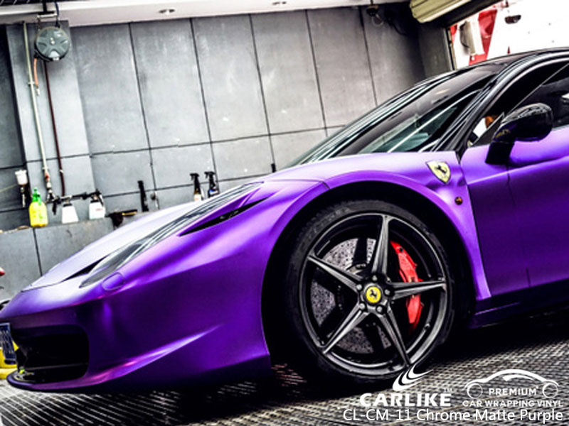 CL-CM-11Vinilo auto cromado mate púrpura para mercedes-benz - SINO VINYL