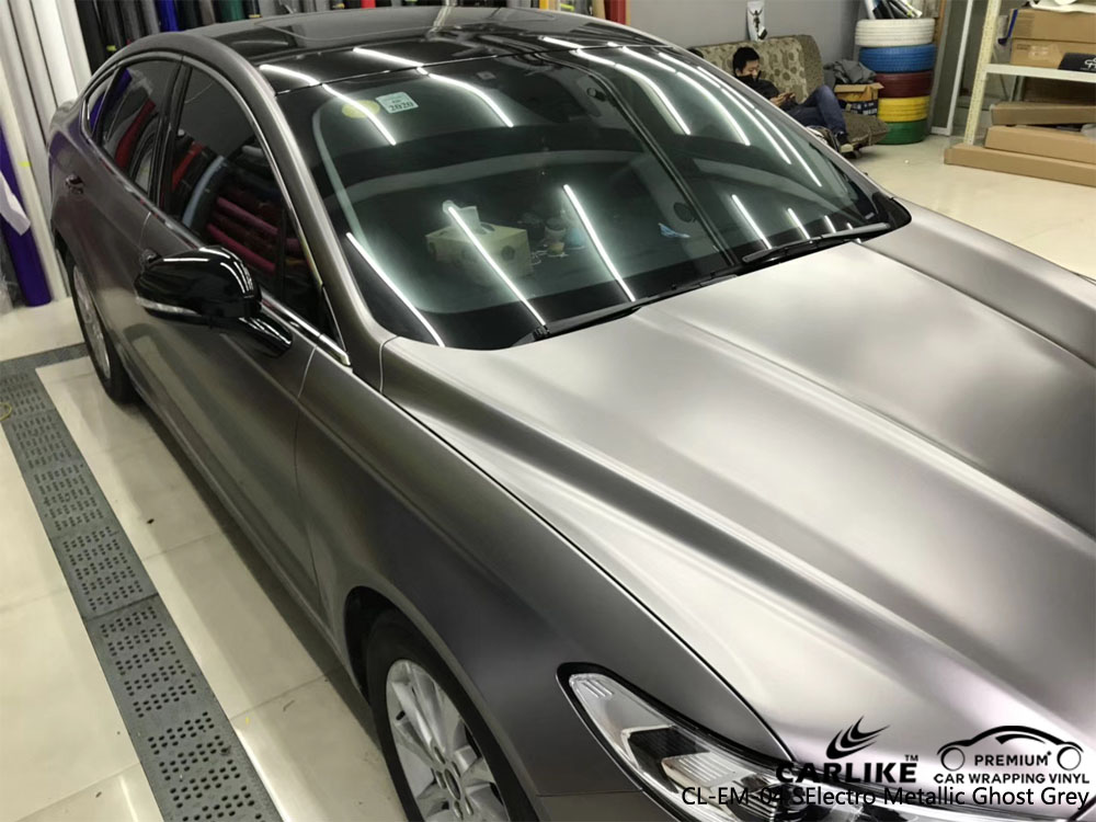 CL-EM-04 Electro metallic ghost grey car wrap vinyl - SINO VINYL