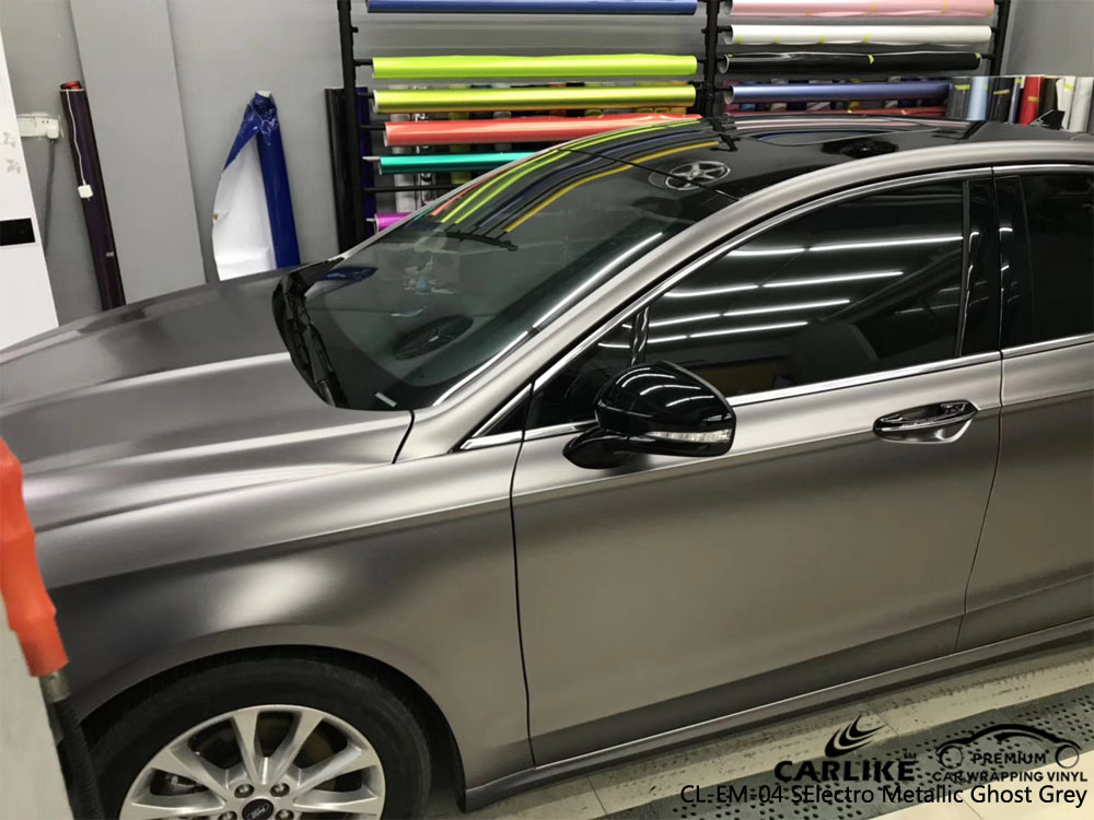 CL-EM-04 Electro metallic ghost grey car wrap vinyl - SINO VINYL