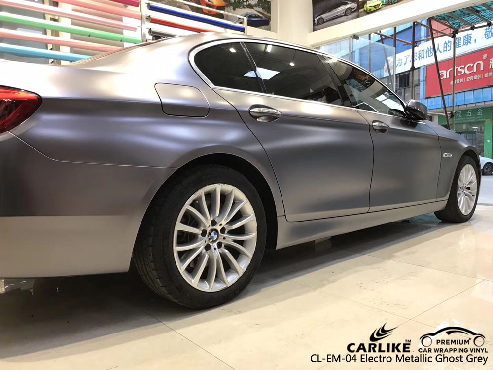 CL-EM-04 Electro metallic ghost gray vinyl wrap for BMW - SINO VINYL