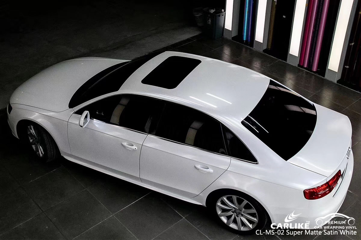 A Classy Makeover: Satin White Car Wraps for Modern Car Owners - SINO VINYL