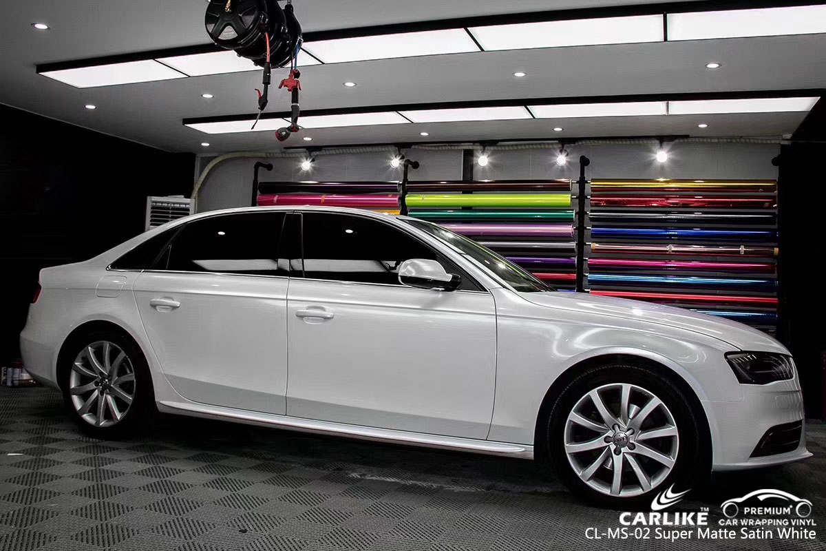 A Classy Makeover: Satin White Car Wraps for Modern Car Owners - SINO VINYL