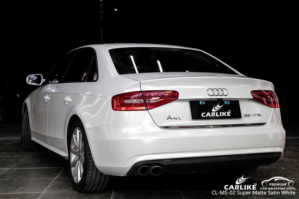 A Classy Makeover: Satin White Car Wraps for Modern Car Owners - SINO VINYL