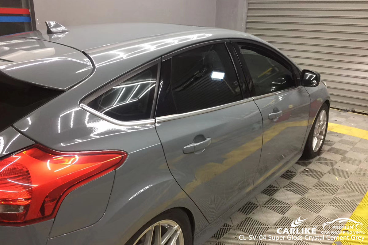 CL-SV-04 vinilo gris del abrigo del coche del cemento cristalino ...