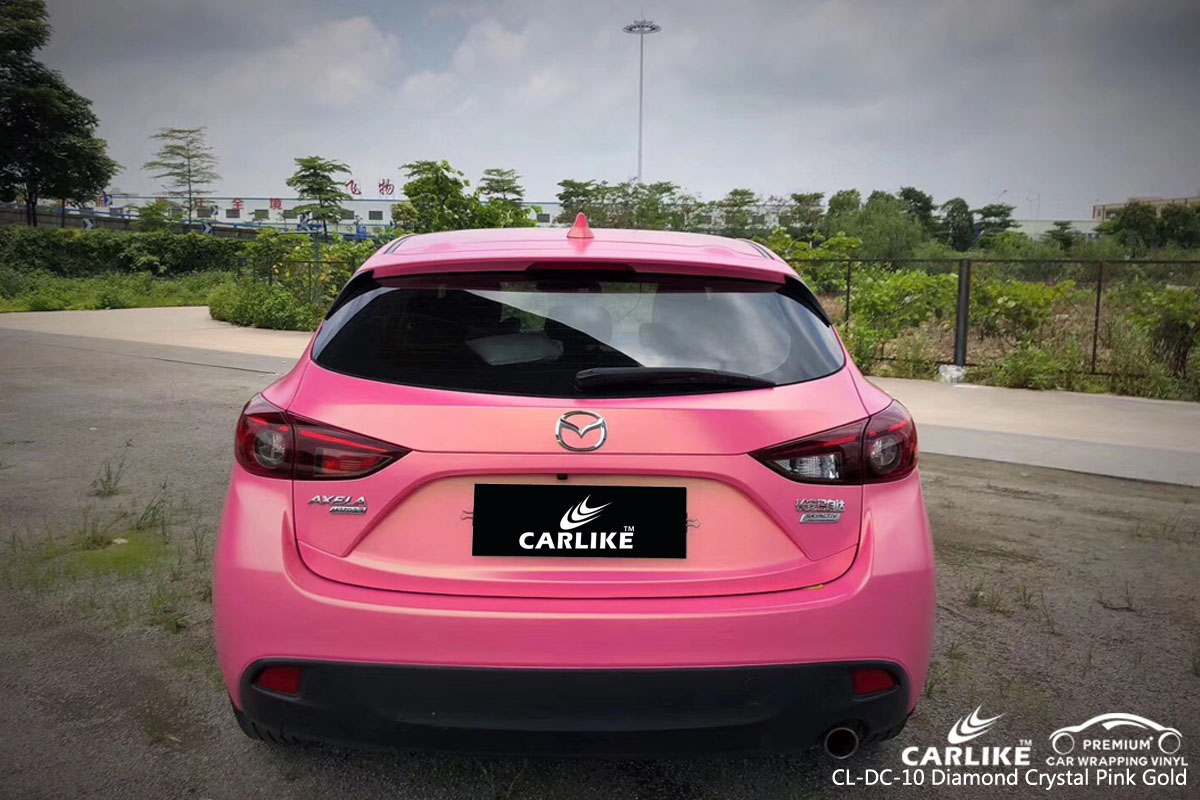 CL-DC-10 Vinilo auto oro rosa cristal diamante para mazda - SINO VINYL