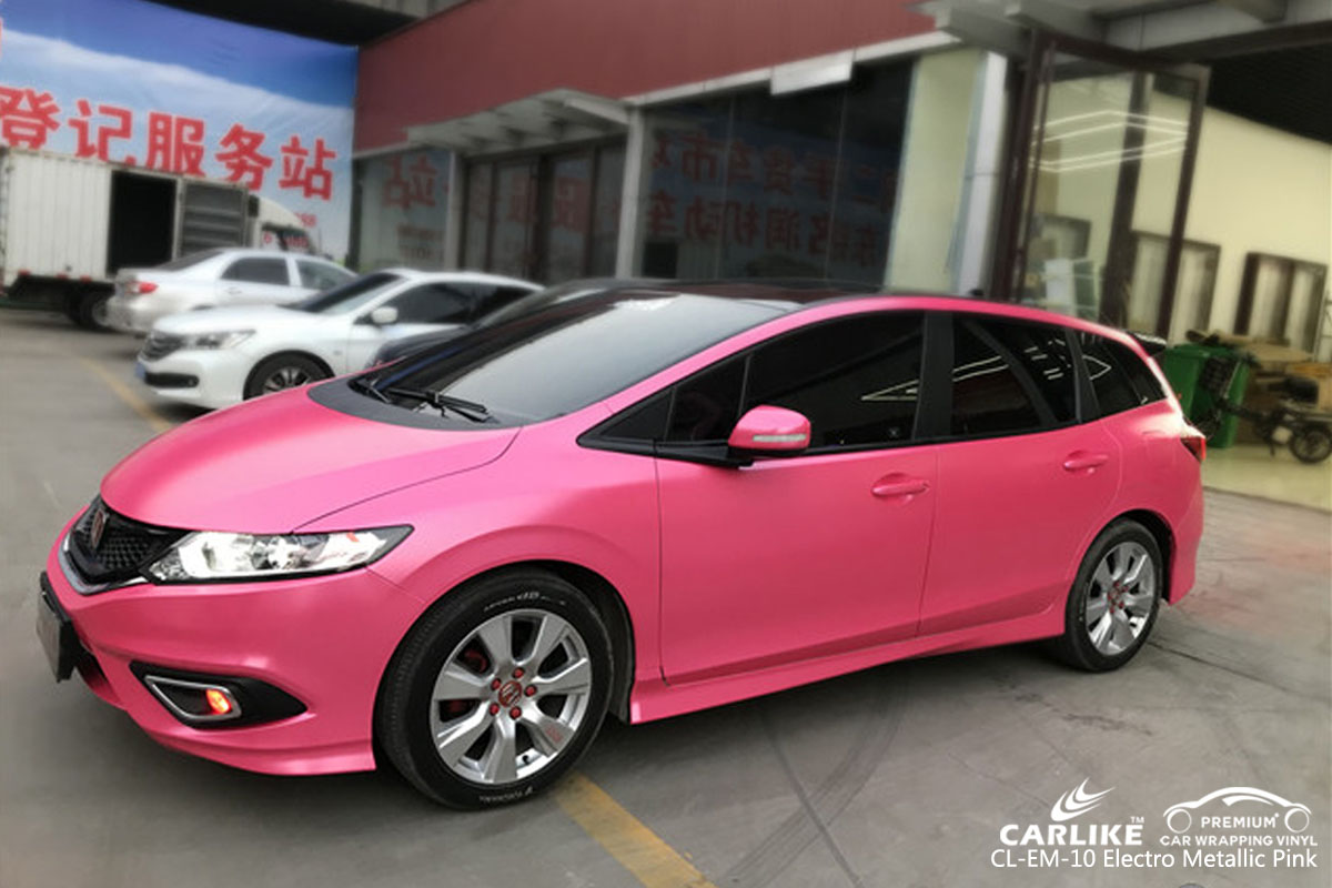 CL-EM-10 Vinilo auto envoltorio electro metalizado rosa para Honda ...