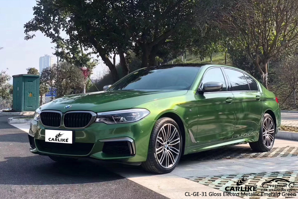 CL-GE-31 Vinilo auto brillante metalizado mamba verde para Land Rover ...