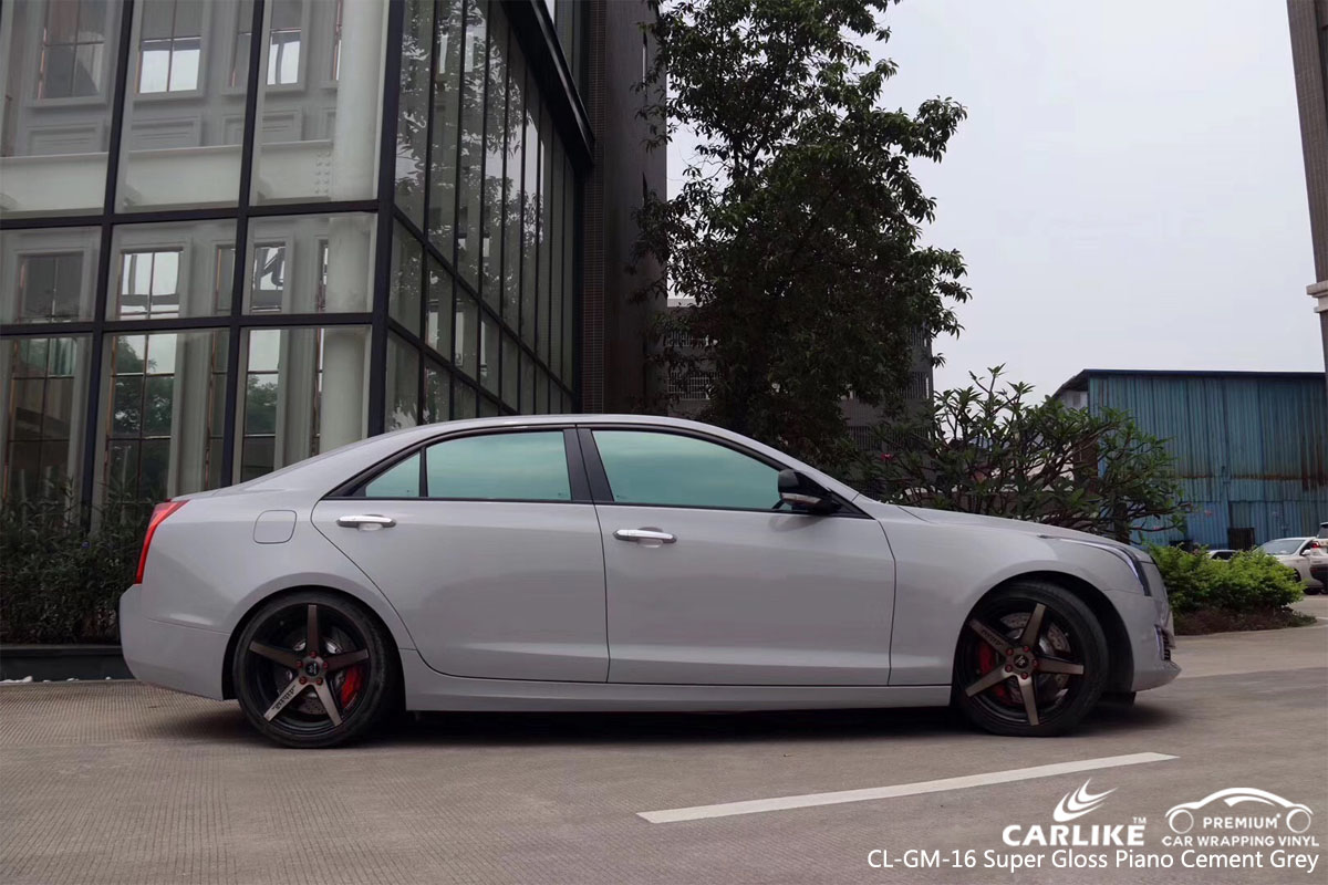 CL-GM-16 super gloss piano cement grey car vinyl wrap cape town for ...