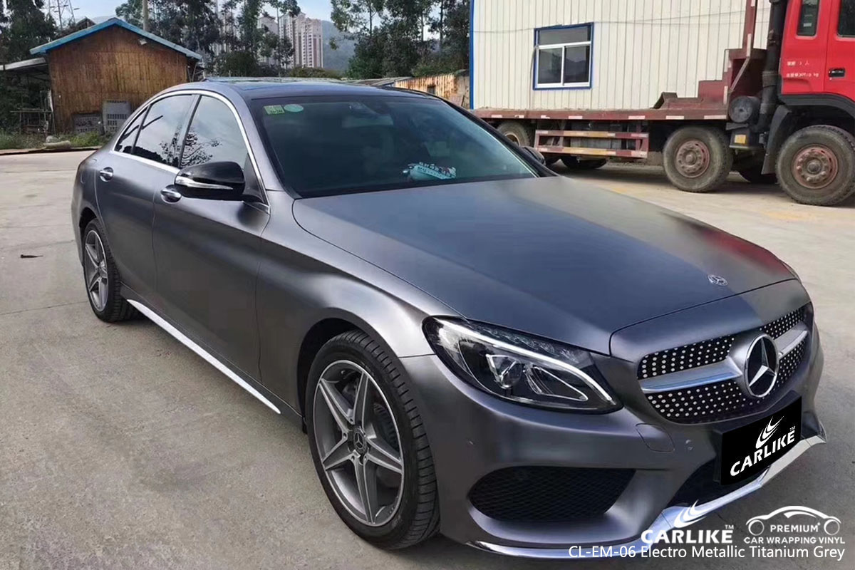 CL-EM-06 electro metallic titanium grey vinyl car wrapping pretoria for ...