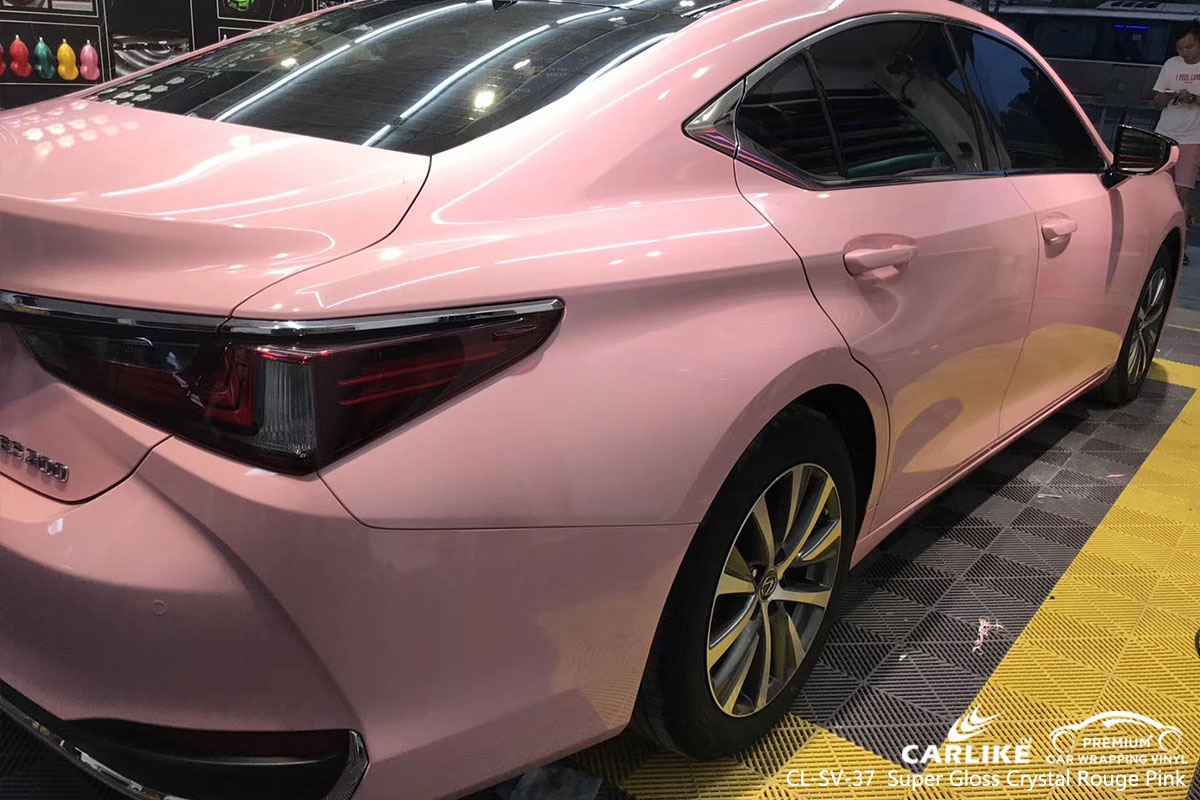 CL-SV-37 vinile dell’involucro di automobile rosa super lucido del ...