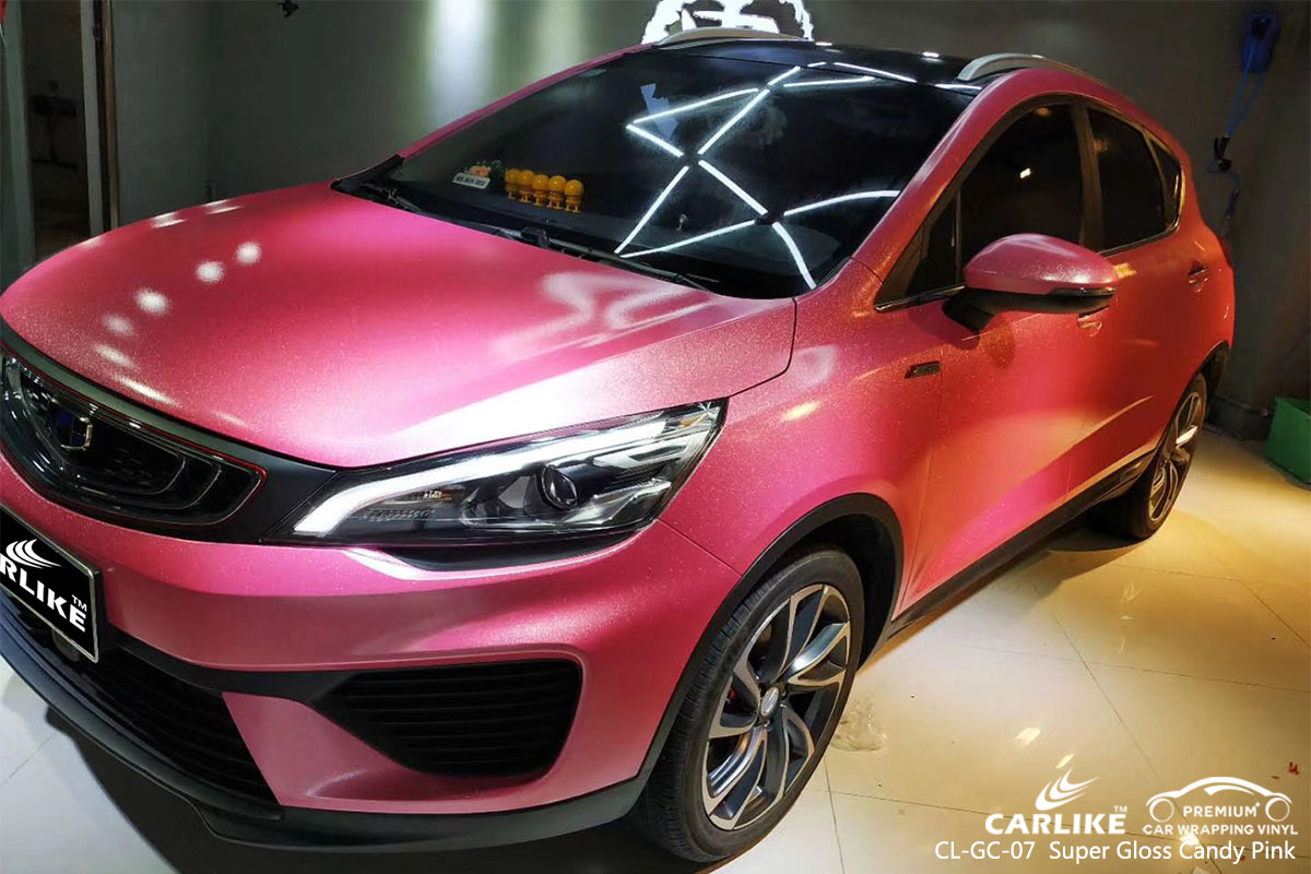 CL-GC-07 Vinilo envolvente para automóvil Super Gloss Candy Brown para ...