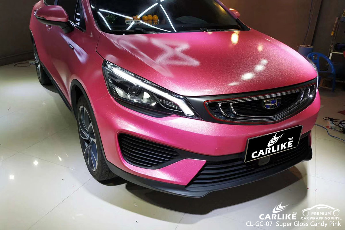 CL-GC-07 Super Gloss Candy Brown Car Wrap vinyl pour Geely - SINO VINYL