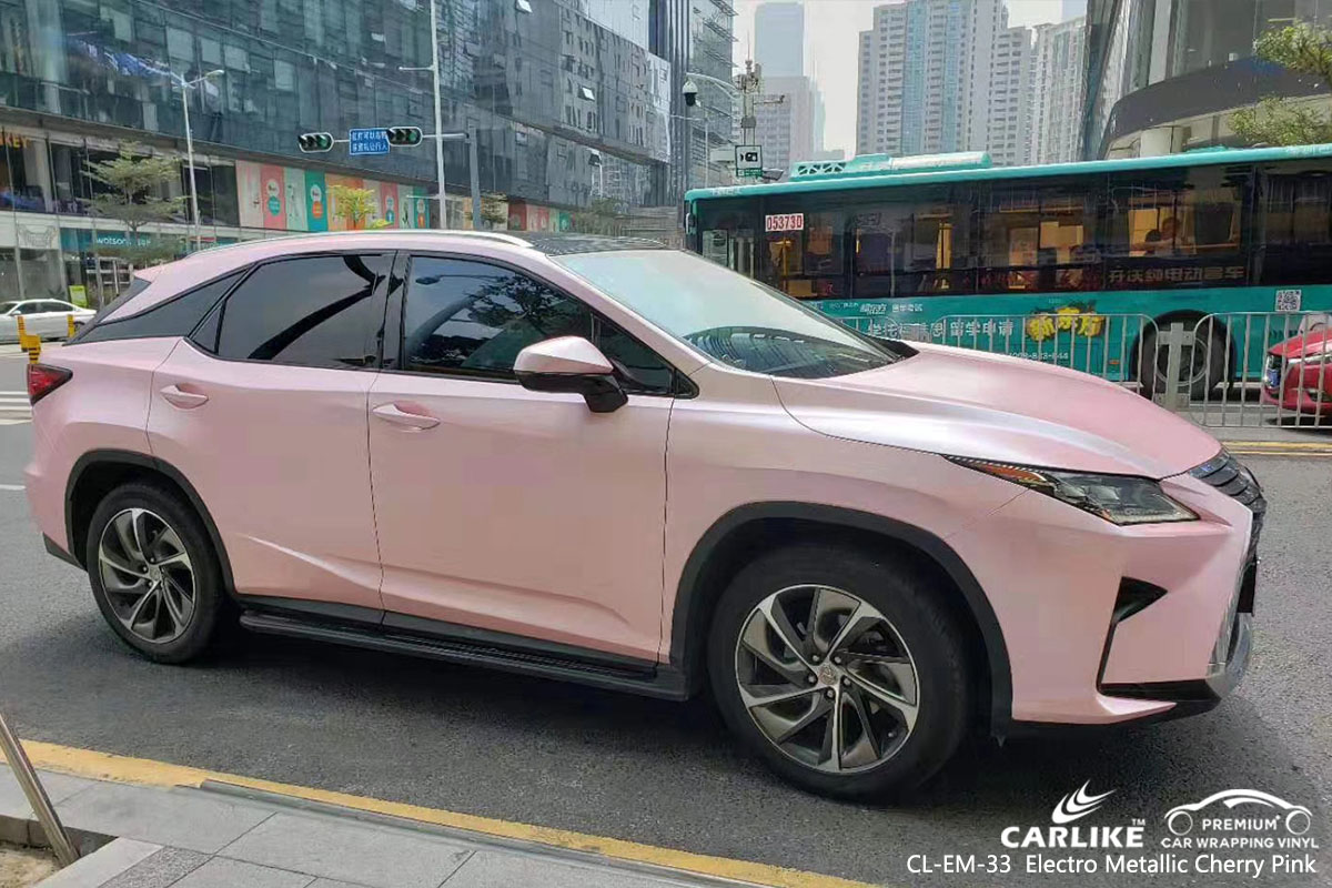 CL-EM-33 Electro Metallic Cherry Pink car wrap vinyl for Lexus | SINO VINYL