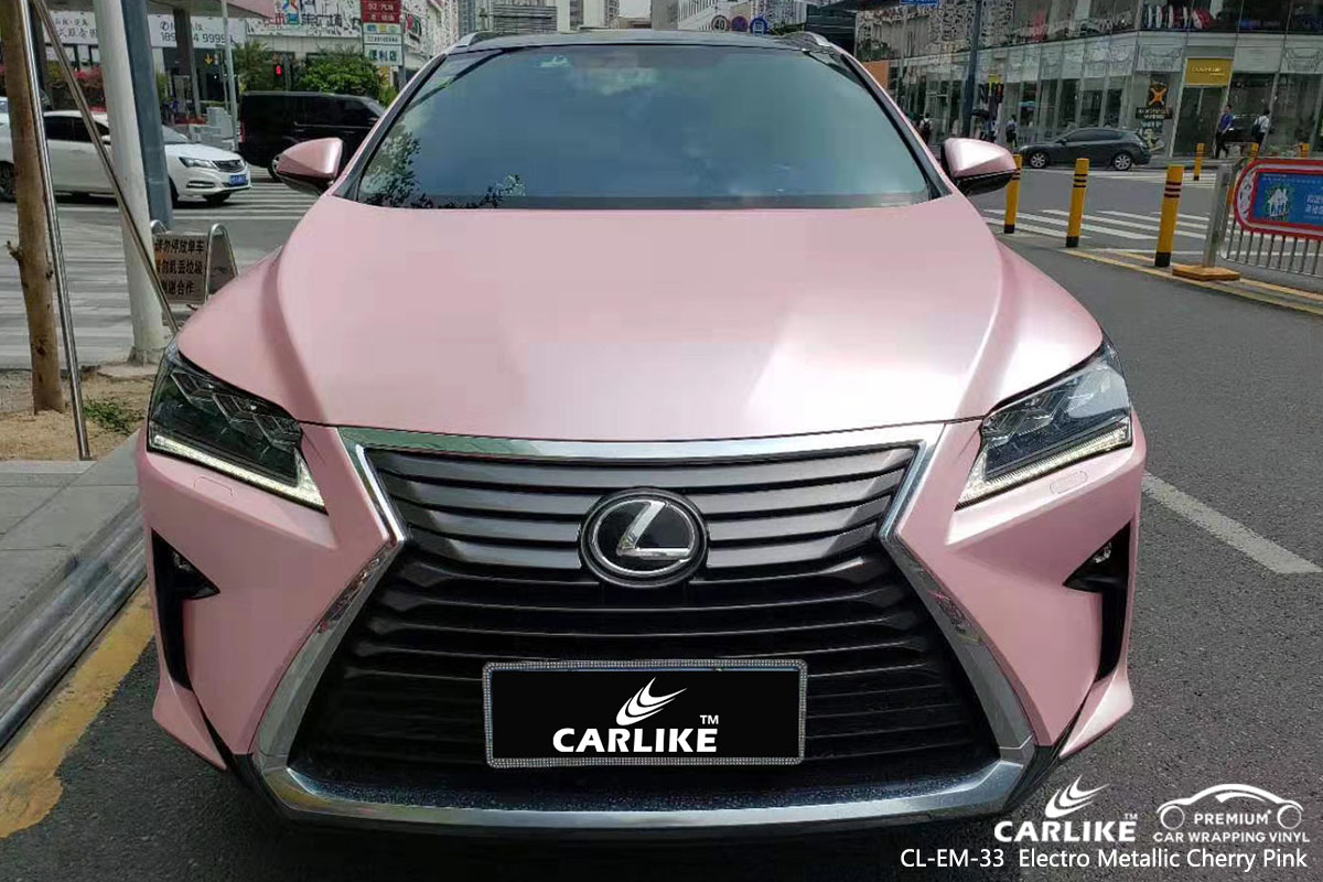 CL-EM-33 Electro Metallic Cherry Pink car wrap vinyl for Lexus | SINO VINYL