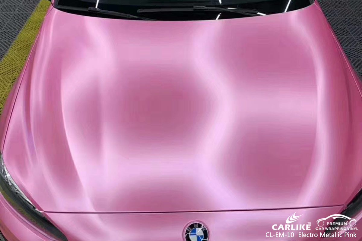 CL-EM-10 electro metallic pink car vehicle wrapping for BMW - SINO VINYL