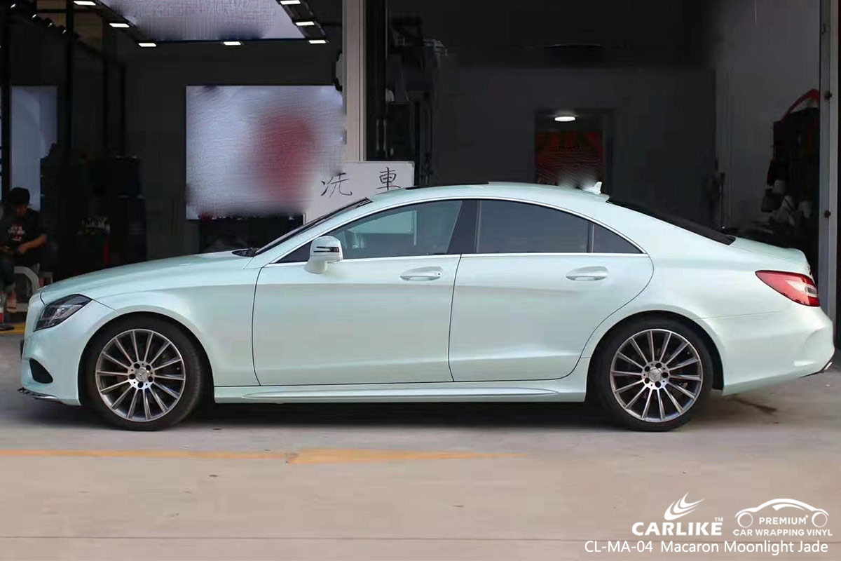 CL-MA-04 macaron moonlight jade car wrap gloss para MERCEDES-BENZ ...