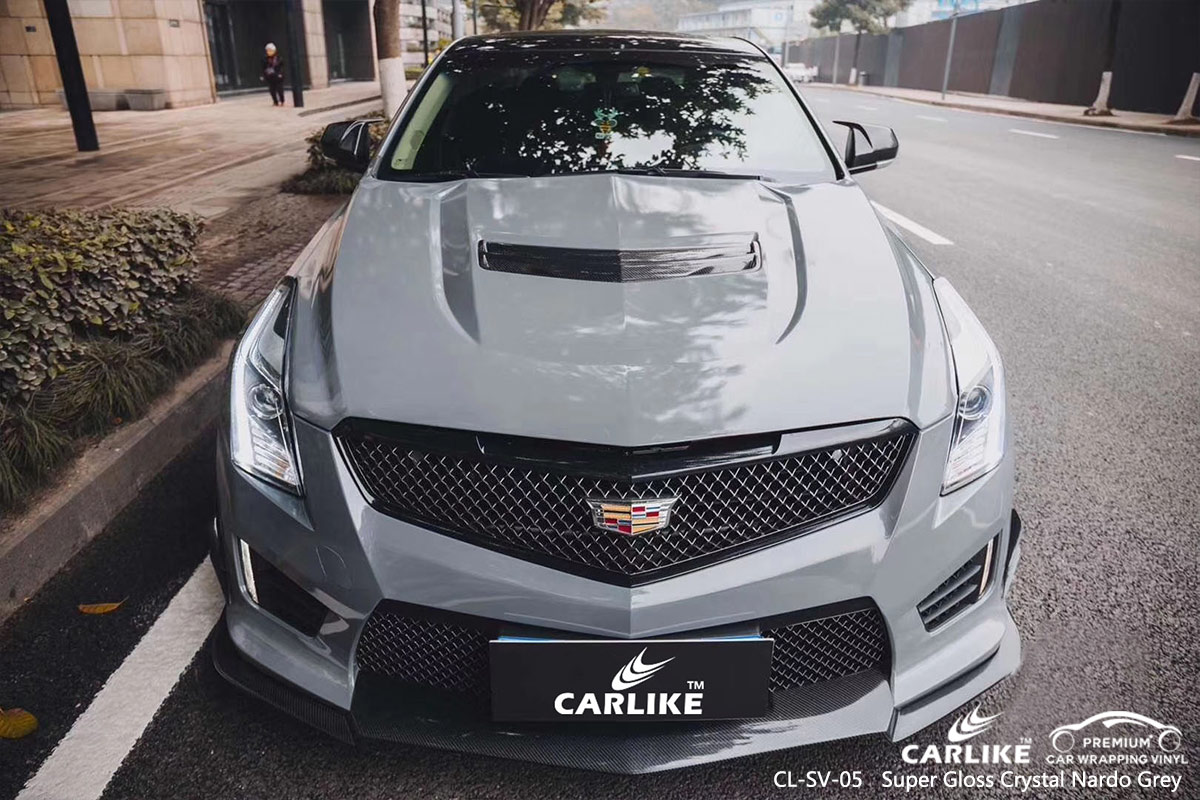 CL-SV-05 super gloss crystal nardo grey car wrap gloss for CADILLAC ...