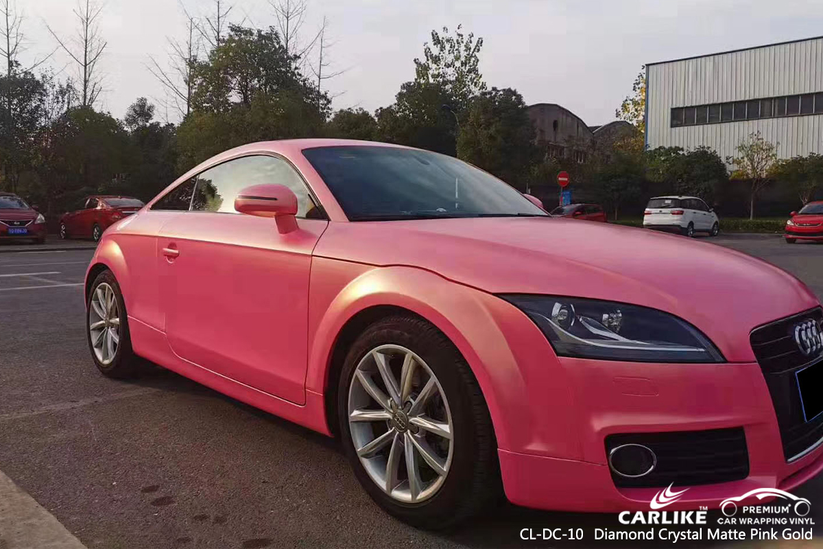 CL-DC-10 proveedor de envoltura de carrocería de oro rosa mate de ...