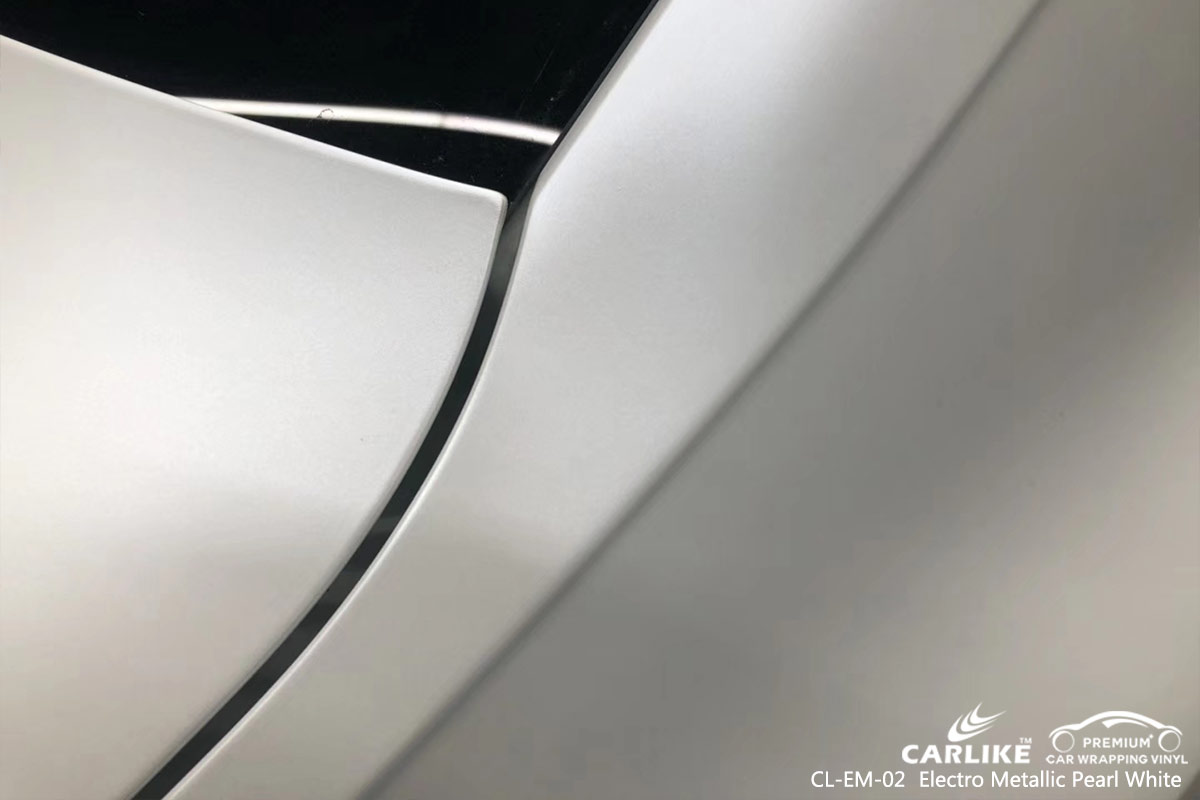 CL-EM-02 envoltura de vehículo electroperla blanca perla para ...