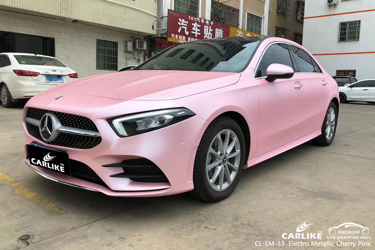 CL-EM-33 papel adhesivo de vinilo electro metalizado rosa cereza para ...