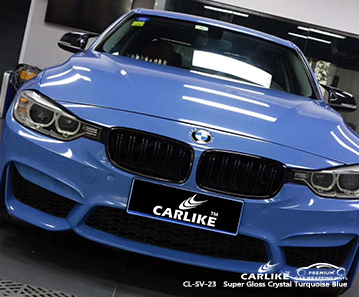 Folha de carro azul turquesa superbrilhante CL-SV-23 para BMW ...
