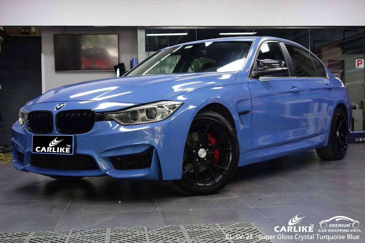 Folha de carro azul turquesa superbrilhante CL-SV-23 para BMW ...