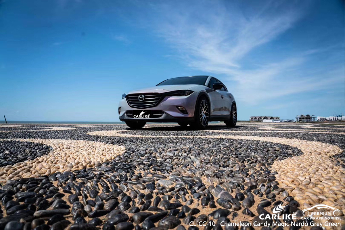 CL-CC-10 camaleão doce mágico nardo cinza verde embrulhar meu carro ...