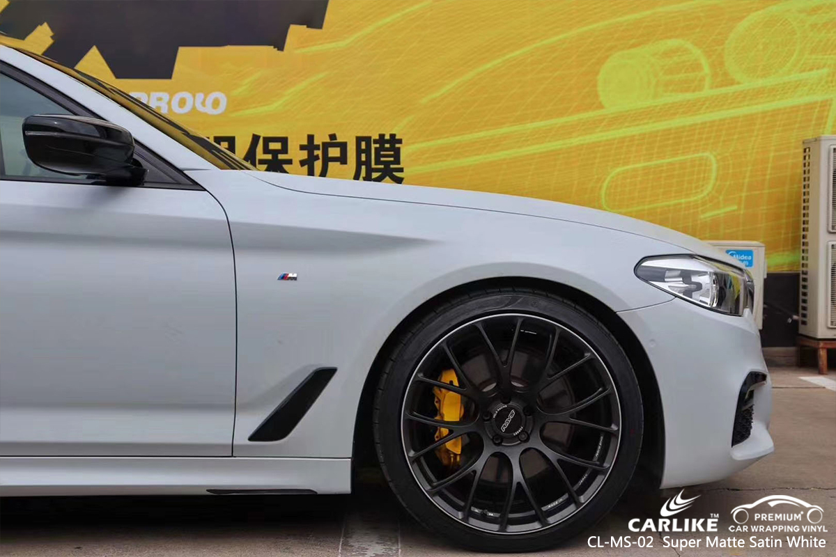 A Classy Makeover: Satin White Car Wraps for Modern Car Owners - SINO VINYL