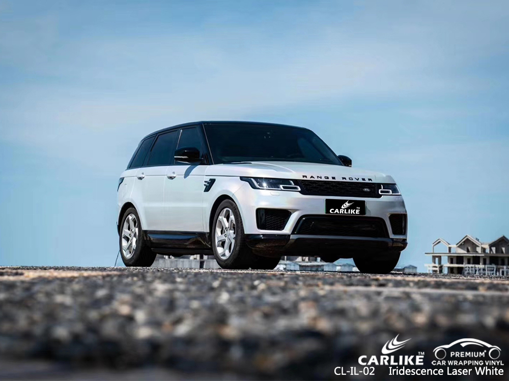 Vinilo blanco láser iridiscente CL-IL-02 envolver mi coche para RANGE ...