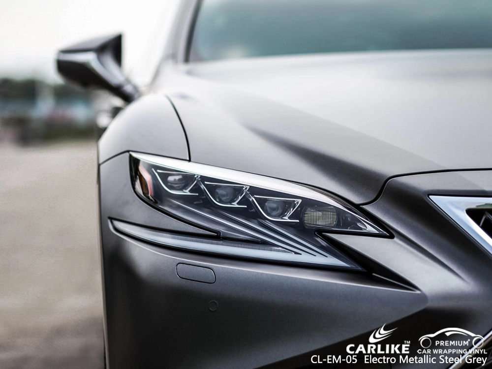 CL-EM-05 electro metallic steel grey body wrap car supplier for LEXUS ...
