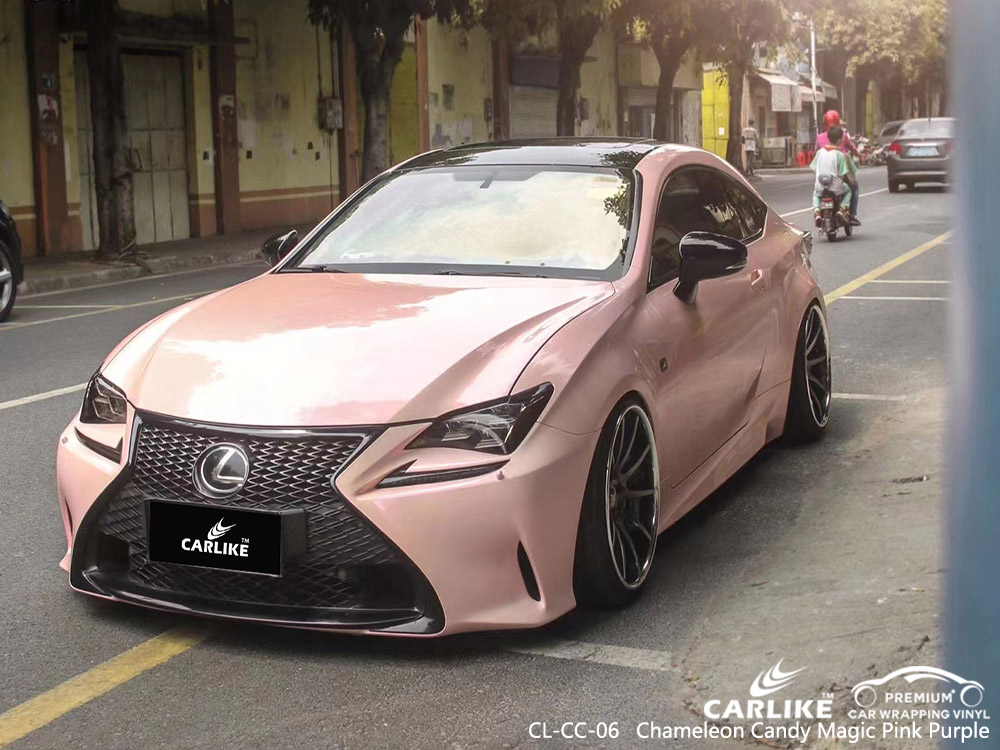 CL-CC-06 fábrica de envoltório automático de vinil rosa roxo doce ...