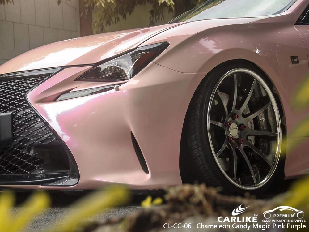 CL-CC-06 chameleon candy magic pink purple vinyl auto wrap factory for ...