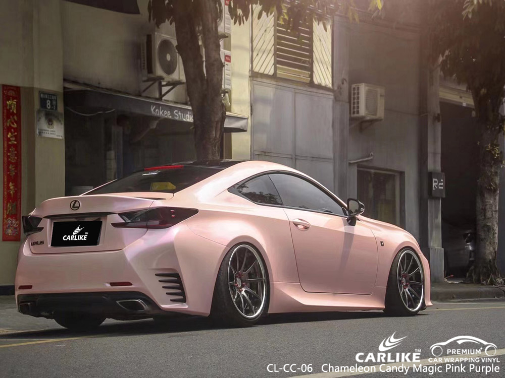 CL-CC-06 chameleon candy magic pink purple vinyl auto wrap factory for ...