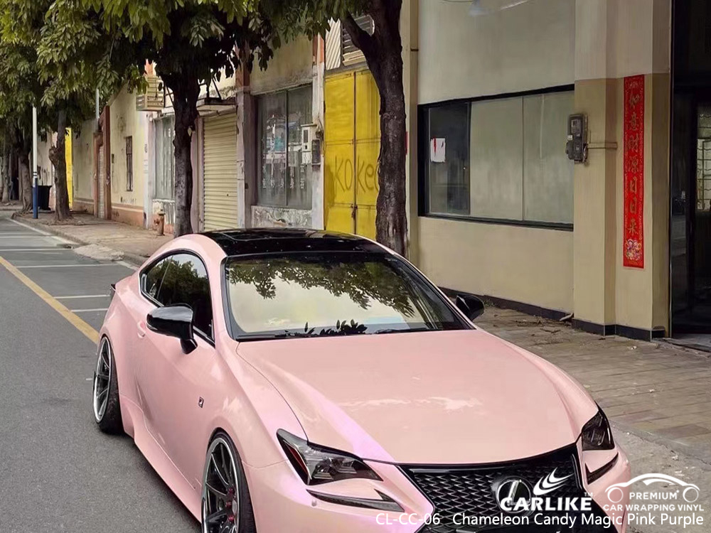 CL-CC-06 chameleon candy magic pink purple vinyl auto wrap factory for ...