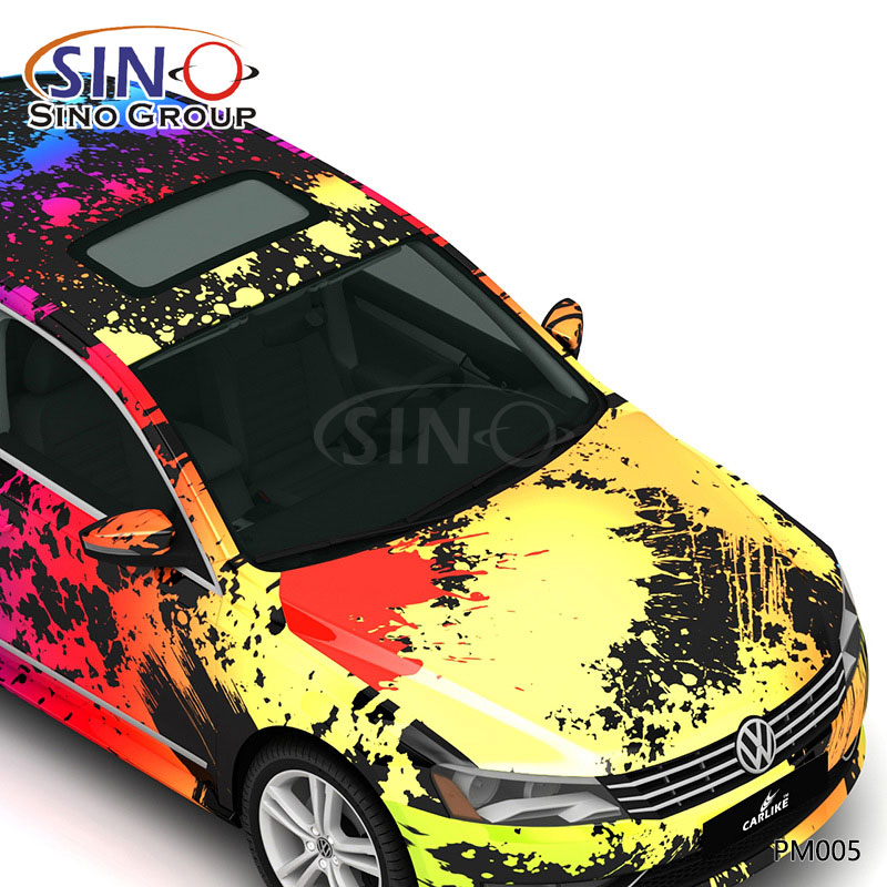PM005 Pattern Color Splash Ink High-precision Printing Customized Car ...