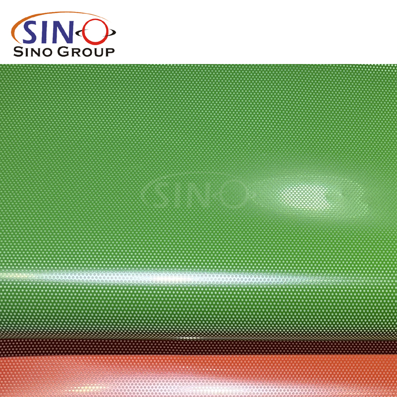 One Way Vision Perforated Vinyl Double Color Film Mesh Sticker - SINO VINYL