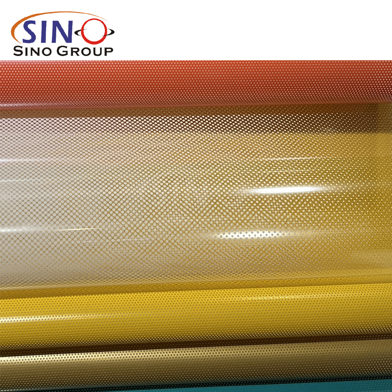 One Way Vision Perforated Vinyl Double Color Film Mesh Sticker - SINO VINYL