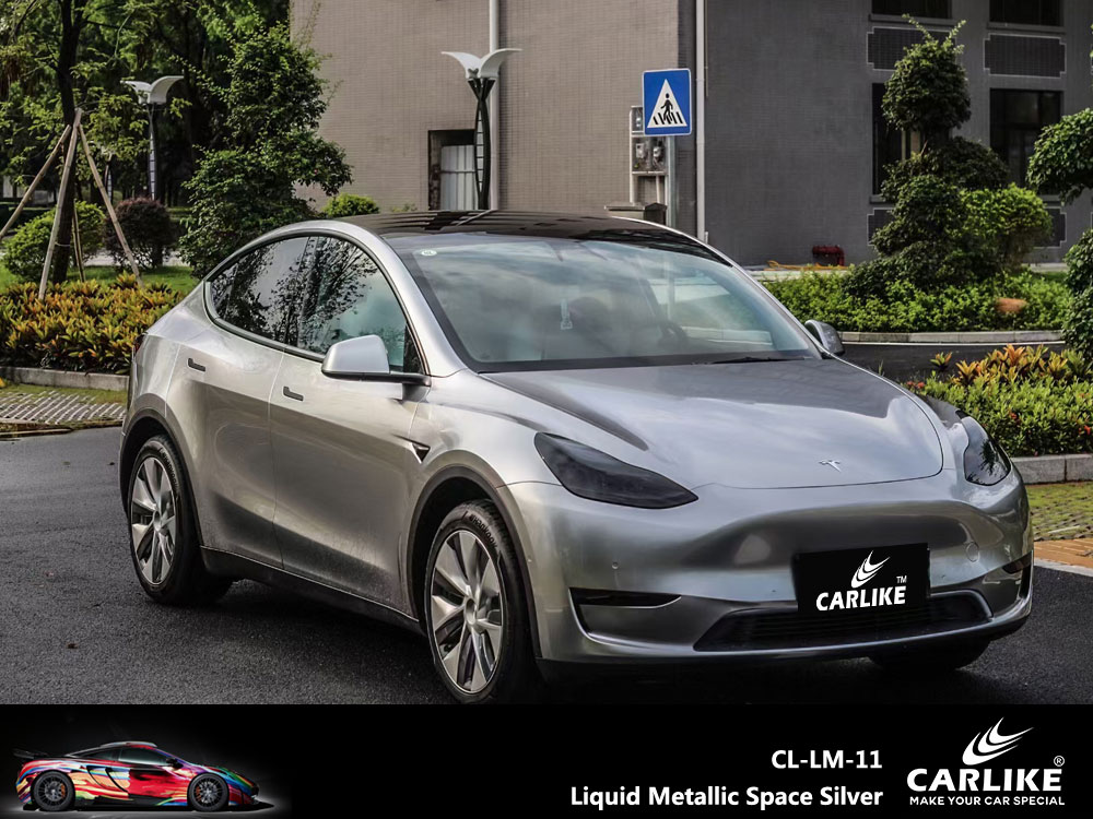 CL-LM-11 Super Matte Frosted Black Vinyl For TESLA Car Wrap Factory ...