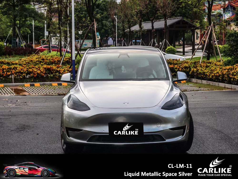 CL-LM-11 Super Matte Frosted Black Vinyl For TESLA Car Wrap Factory ...