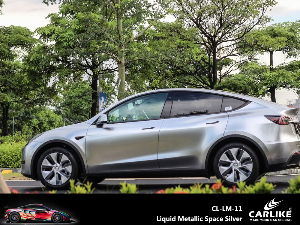 CL-LM-11 Super Matte Frosted Black Vinyl For TESLA Car Wrap Factory ...